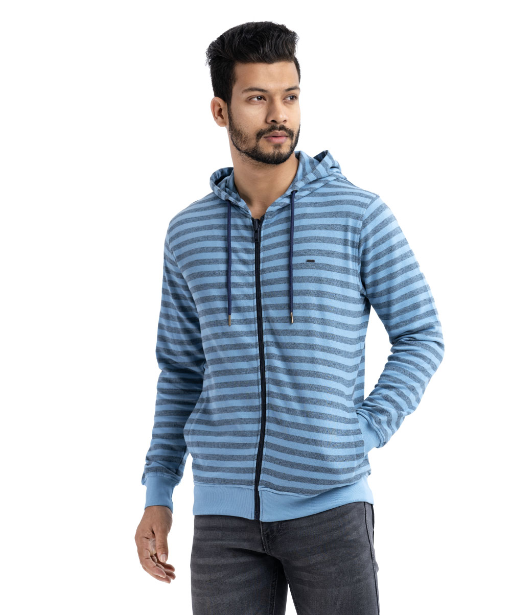 Blue Hoodie Sweatshirt